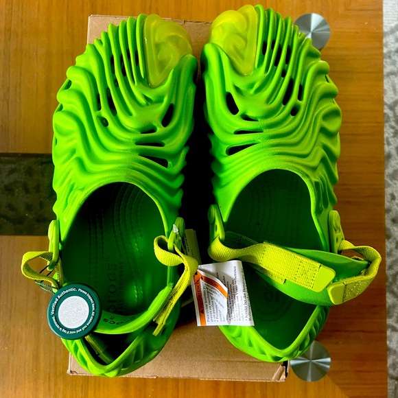 CROCS | Shoes | Crocs Salehe Bembury X Pollex Clog Crocodile Lime Green ...